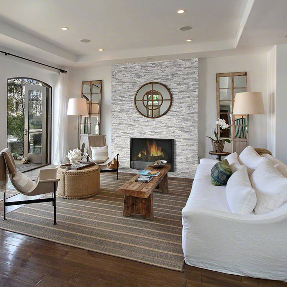 6"x12"x6" Alaska Gray Corner ( SPLIT FACE ) | MosaicBros.com