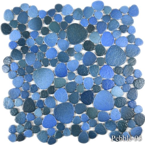 Pebblestone Jade Blue 12x12 Pool Tile Series | MosaicBros.com